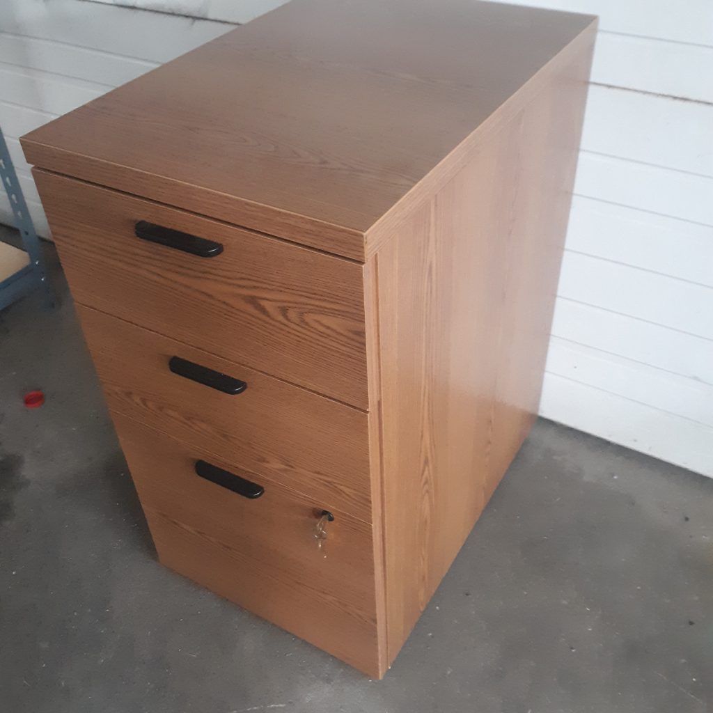 Solid Wood File Cabinet (W/ Key) - Chestnut Ridge LLC